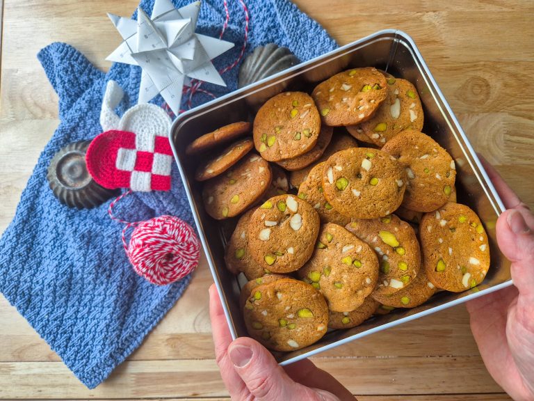 Brunkager med pistacie og mandler - Home by Bianca