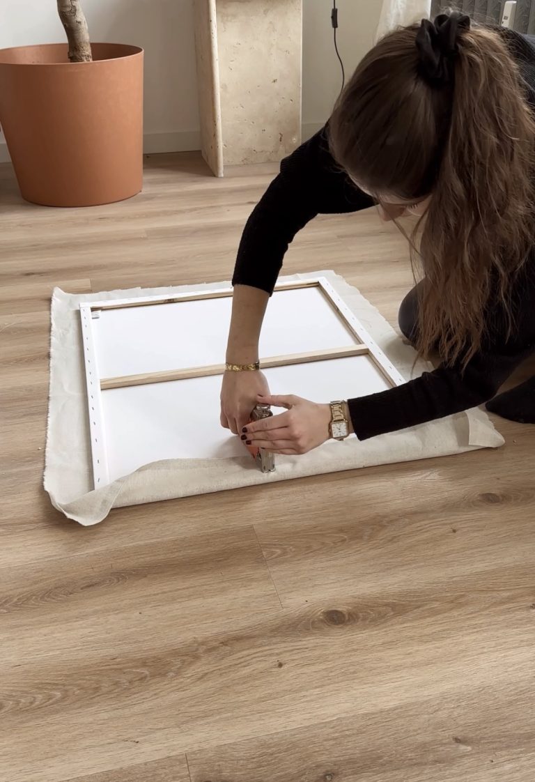 DIY – Toile en lin – Home Inspiration by Manon Thonnard