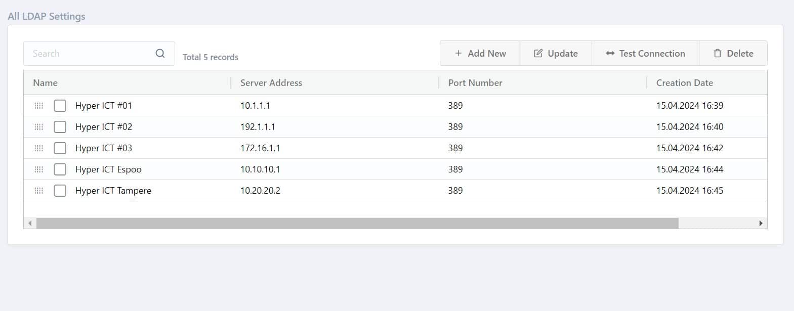 Gardiyan Multiple Directory Management