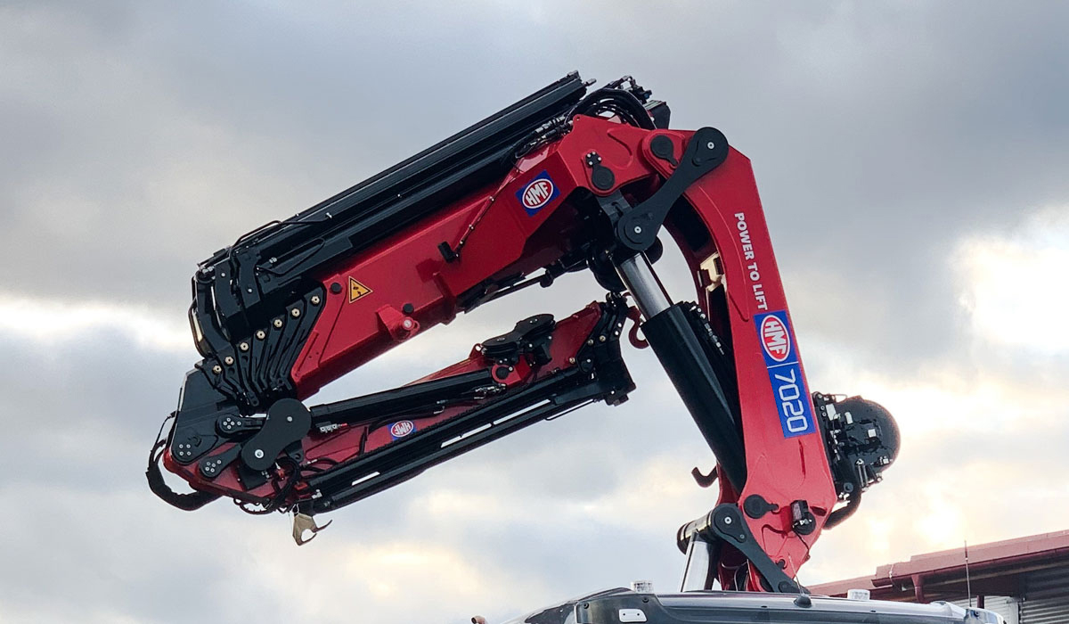 HMF loader truck-mounted loader cranes