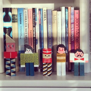 Wood block figures - Ingela P Arrhenius