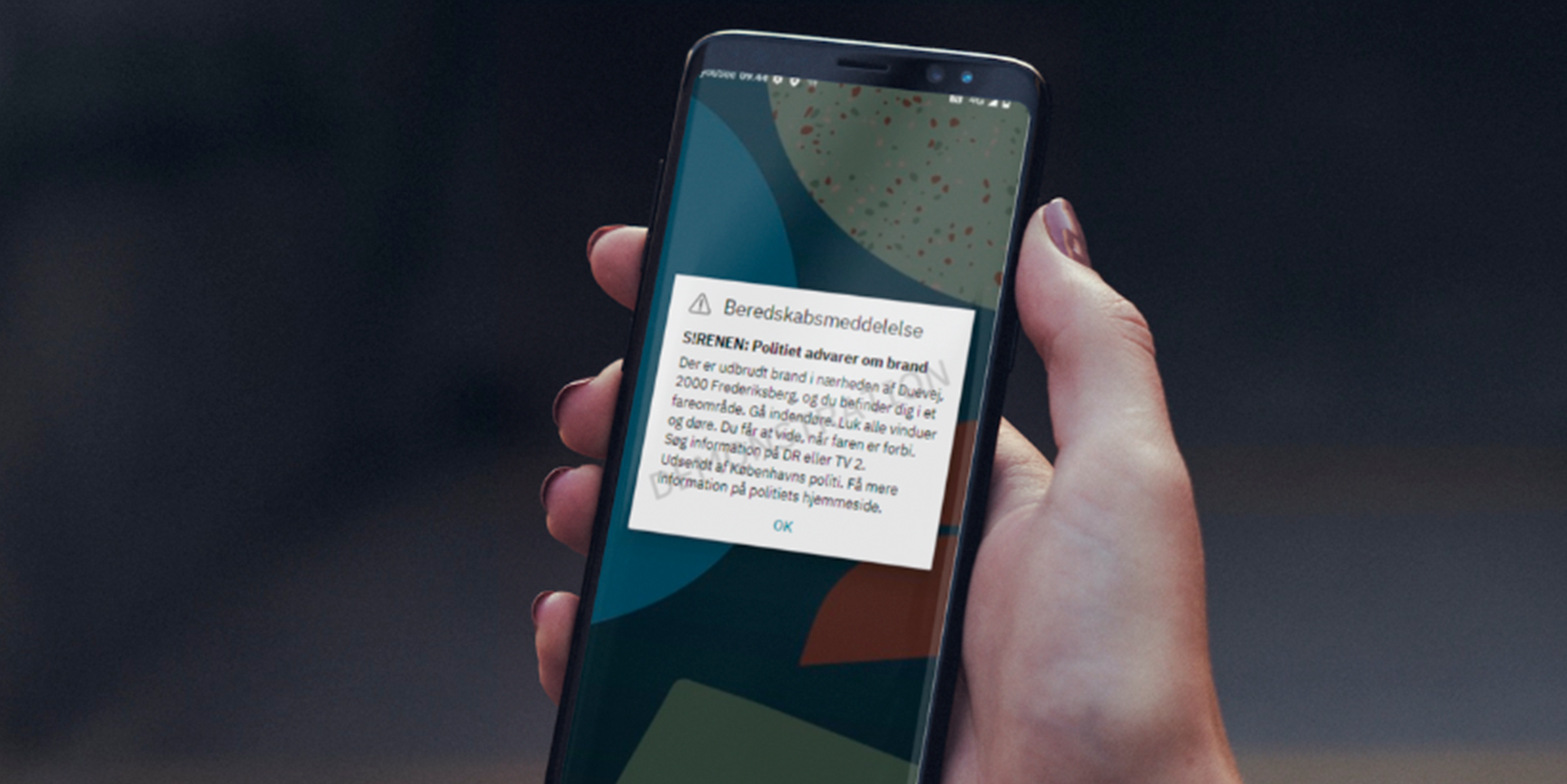 S!RENEN skal advare danskerne om fare