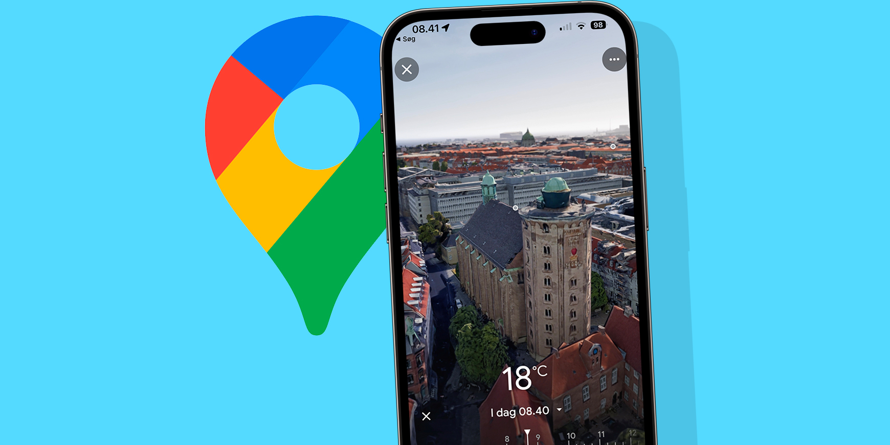 Google Maps i Danmark har fået stor opdatering