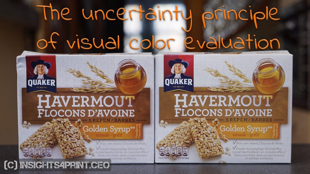 The uncertainty principle of visual color evaluations - insights4print.ceo