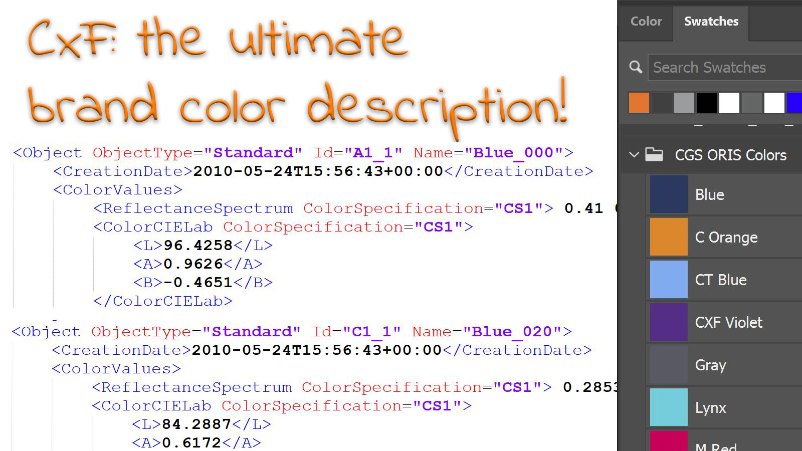 Taking brand colors seriously? Time to embrace CxF and Adobe Swatch ...