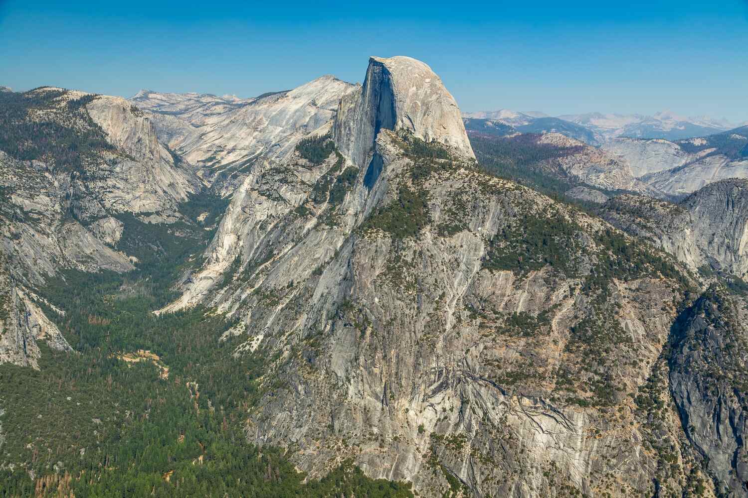 Half dome from above - Intrepid Escape