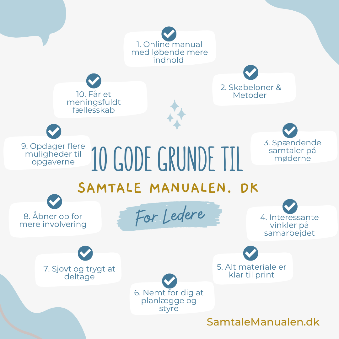 Styrk tryghed og trivsel med samtalekulturen - Inviterende Ledelse