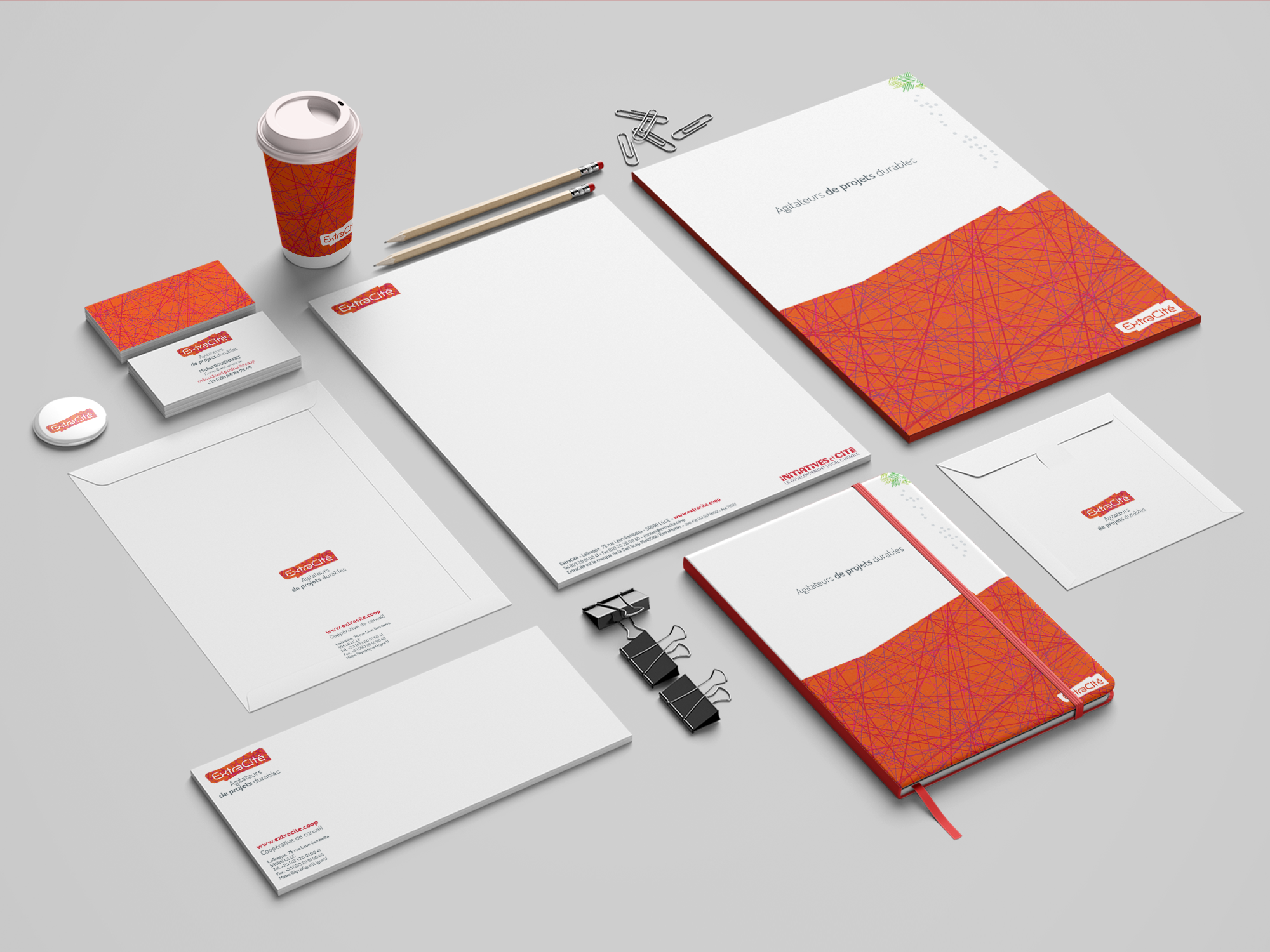 Extracité - Graphiste freelance print et web