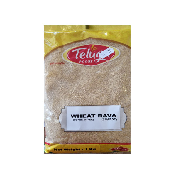 Telugu Foods Wheat Ravva South Indian Style Coarse 1kg – Indian Food ...