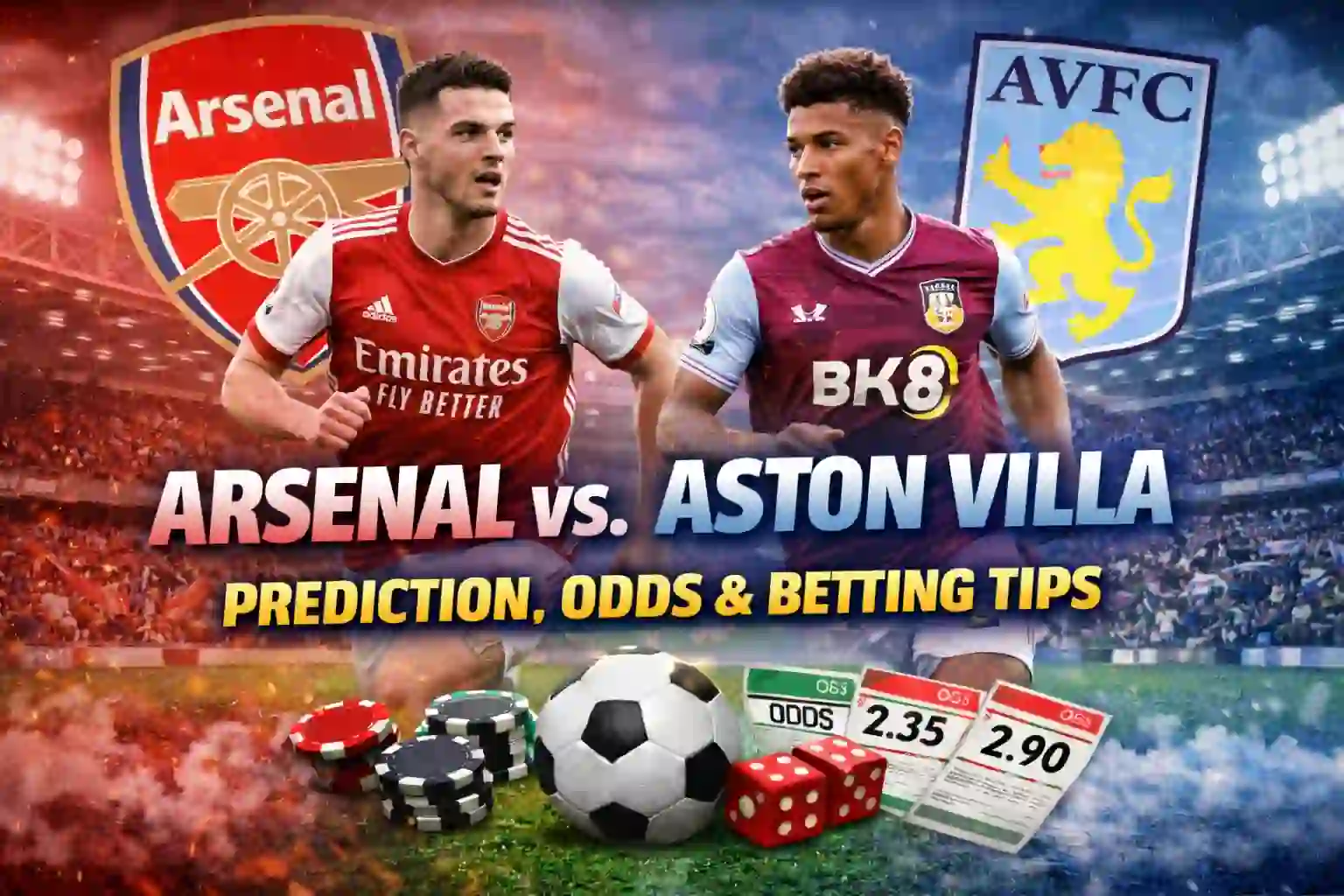 Arsenal vs. Aston Villa Prediction, Odds & Betting Tips - Jackpot Bet ...
