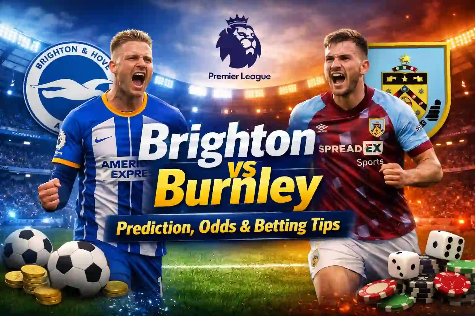 Brighton vs Burnley Prediction, Odds & Betting Tips - Jackpot Bet Online