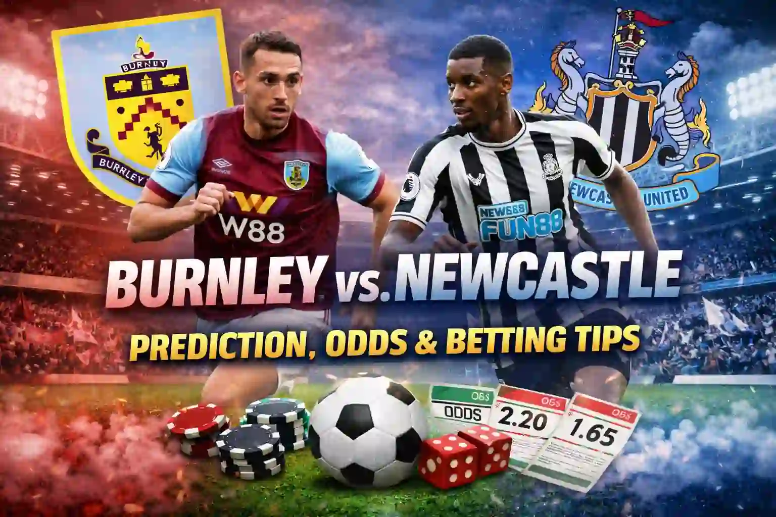 Burnley vs. Newcastle Prediction, Odds & Betting Tips - Jackpot Bet Online