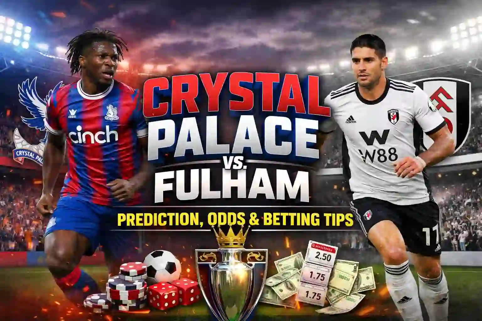 Crystal Palace vs. Fulham Prediction, Odds & Betting Tips - Jackpot Bet ...