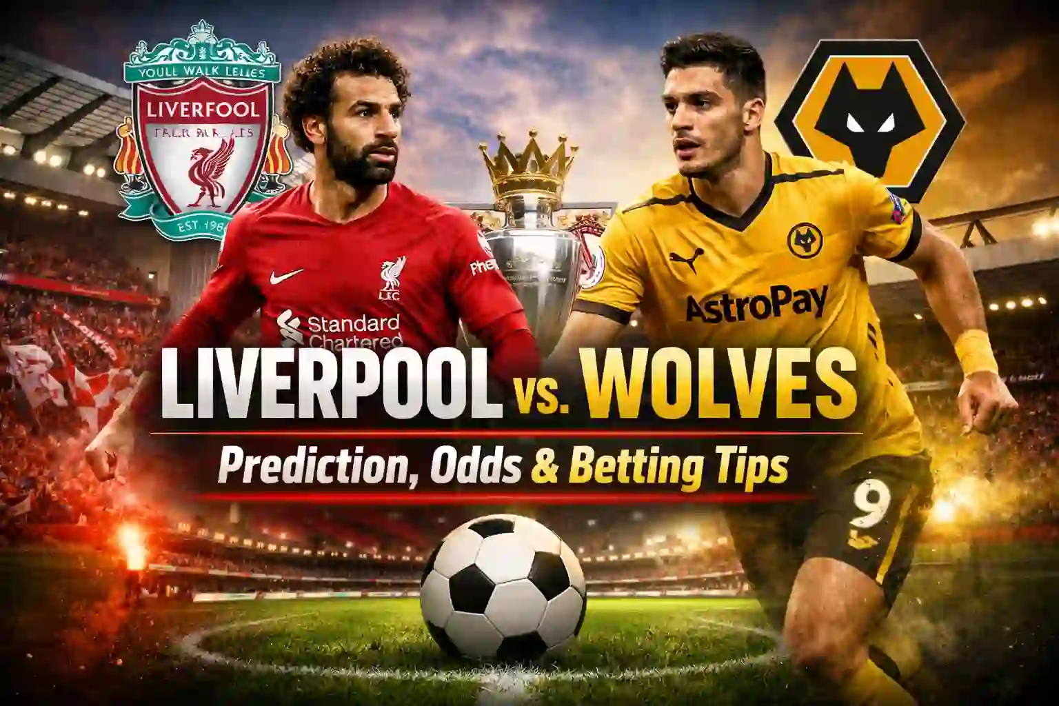 Liverpool vs. Wolves Prediction, Odds & Betting Tips - Jackpot Bet Online