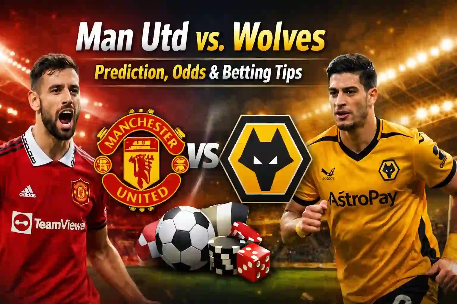 Man Utd vs. Wolves Prediction, Odds & Betting Tips - Jackpot Bet Online