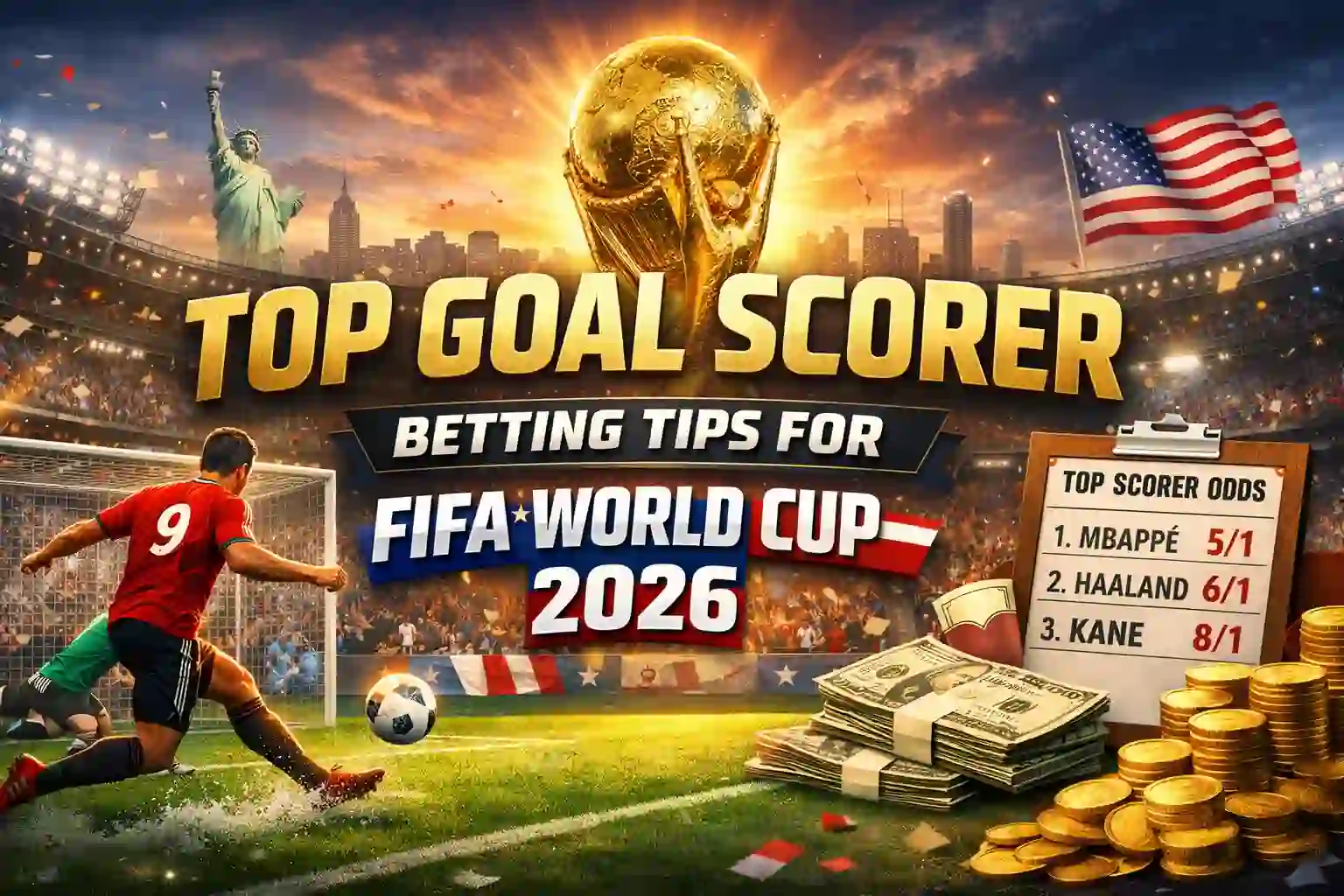 Top Goal Scorer Betting Tips for FIFA World Cup 2026 - Jackpot Bet Online