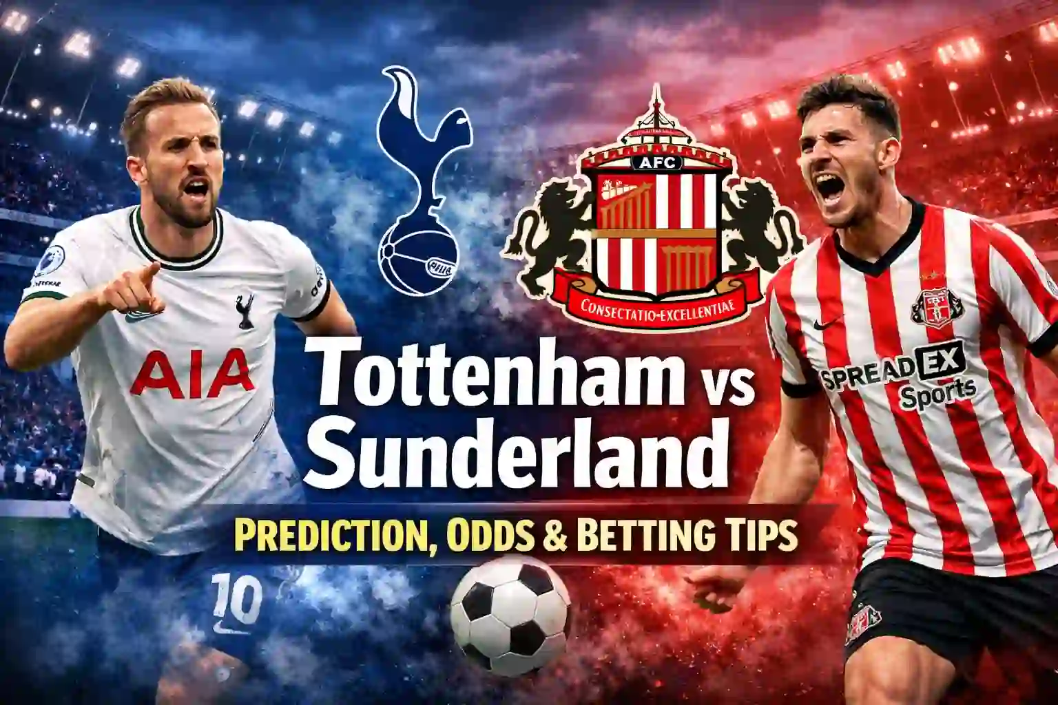 Tottenham vs Sunderland Prediction, Odds & Betting Tips - Jackpot Bet ...