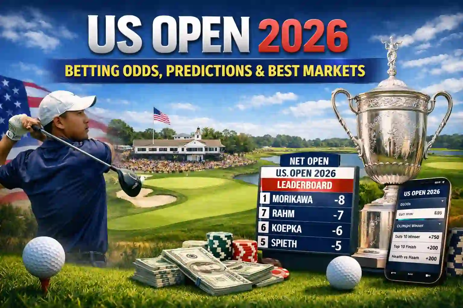 US Open 2026 Betting Odds, Predictions & Best Markets - Jackpot Bet Online