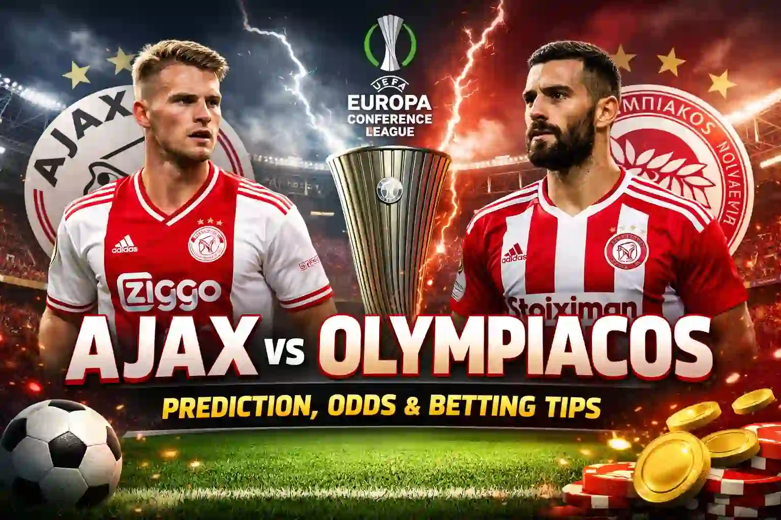 Ajax vs Olympiacos Prediction, Odds & Betting Tips - Jackpot Bet Online ...