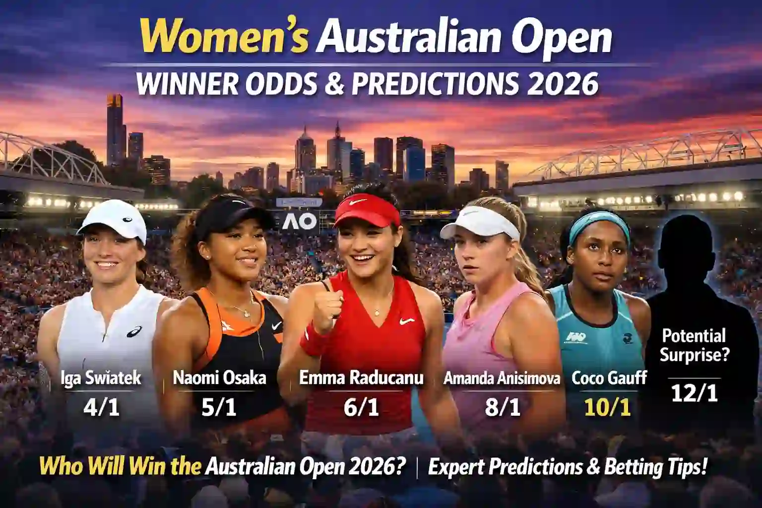 Women’s Australian Open Winner Odds & Predictions 2026 - Jackpot Bet Online