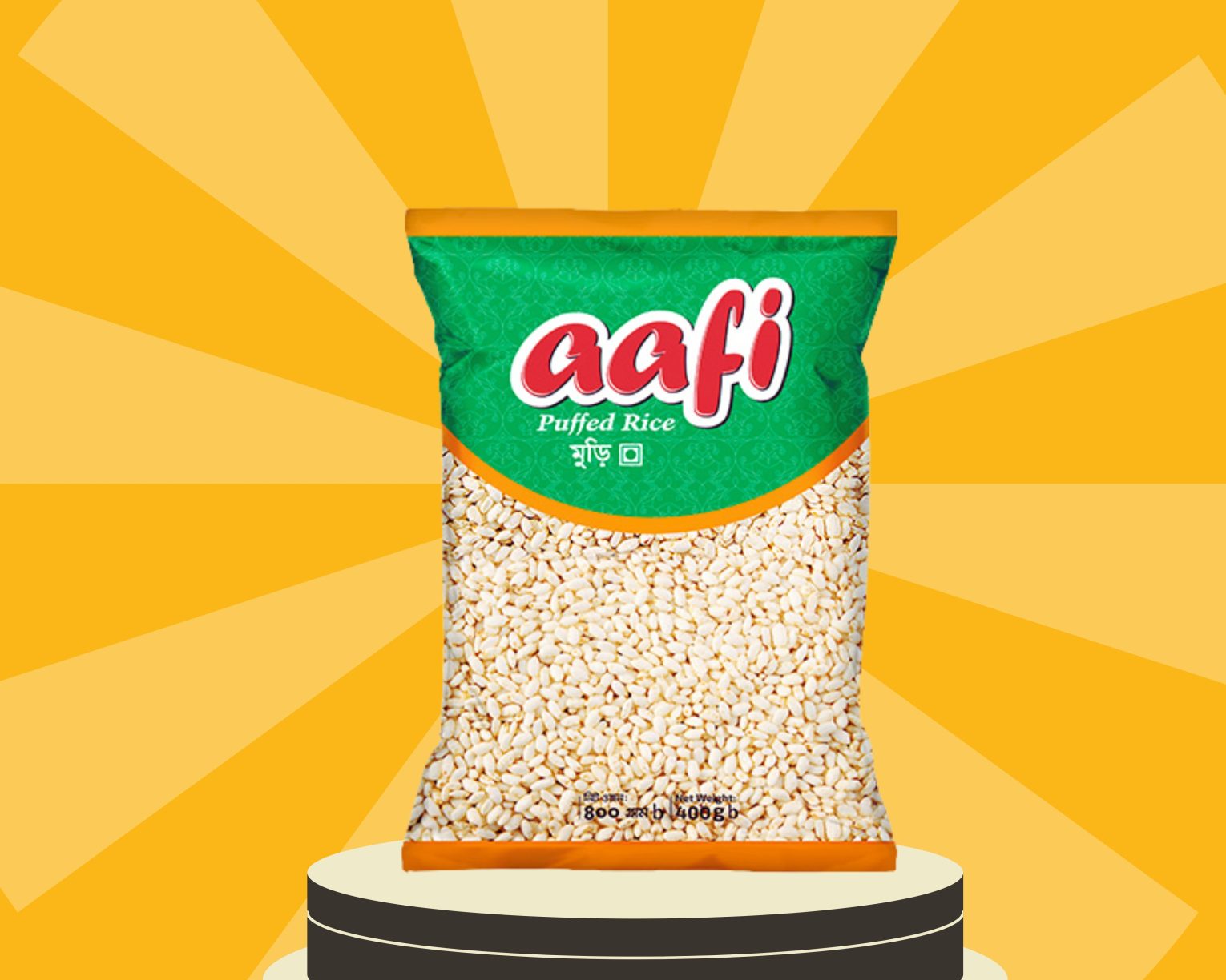 AAFI PUFFED RICE (MURI) 20 x 400 GM - JANATA GROUP
