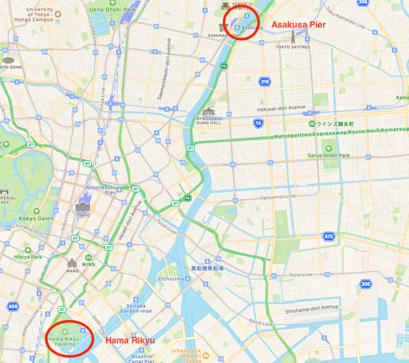 Tokyo - med flodtur, parkbesøg, vinkekatte og samuraitidens huse