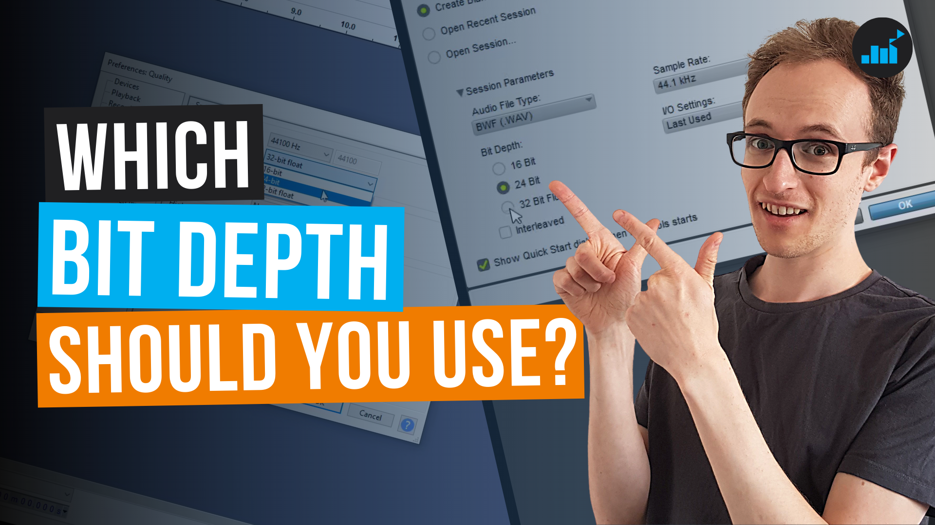 What Bit Depth Should You Use For Home Recording Joe Crow The