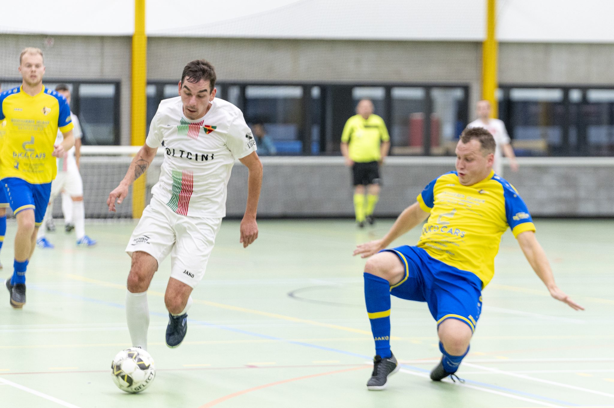 Jens Deneyer (Real Geraardsbergen) voor het duel tegen Doltcini ...