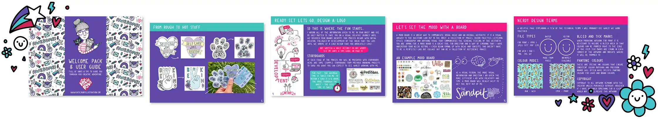 Hire Illustrator Designer UK | Contact Katie Ruby