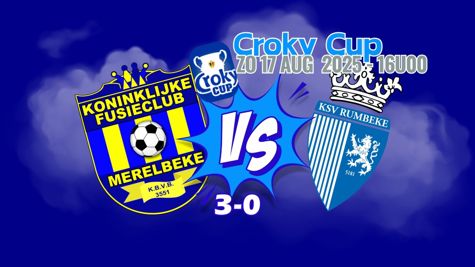 Stilstaande fases breken de ban tegen KSV Rumbeke: Merelbeke naar volgende ronde Croky Cup (3-0 ...