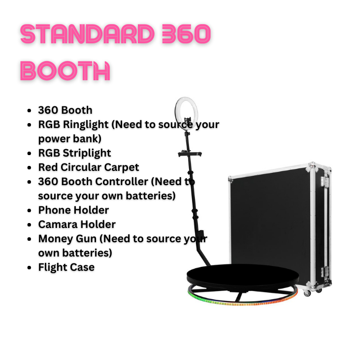 Standard 360 Booth – king360photobooth.co.uk