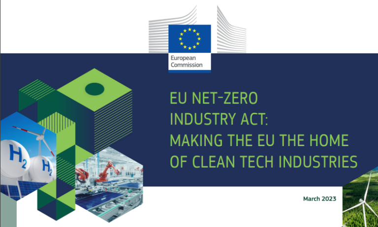 Net-Zero Industry Act: Making the EU the home of clean technologies ...