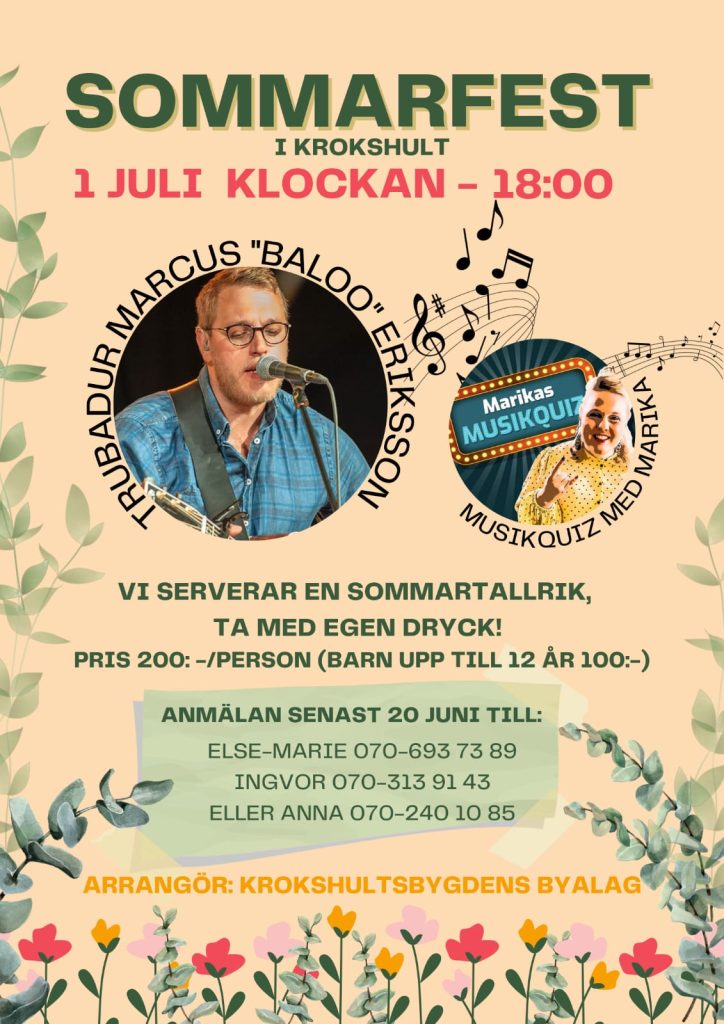 Sommarfest i Krokshult | Välkommen till natursköna Kristdalabygden