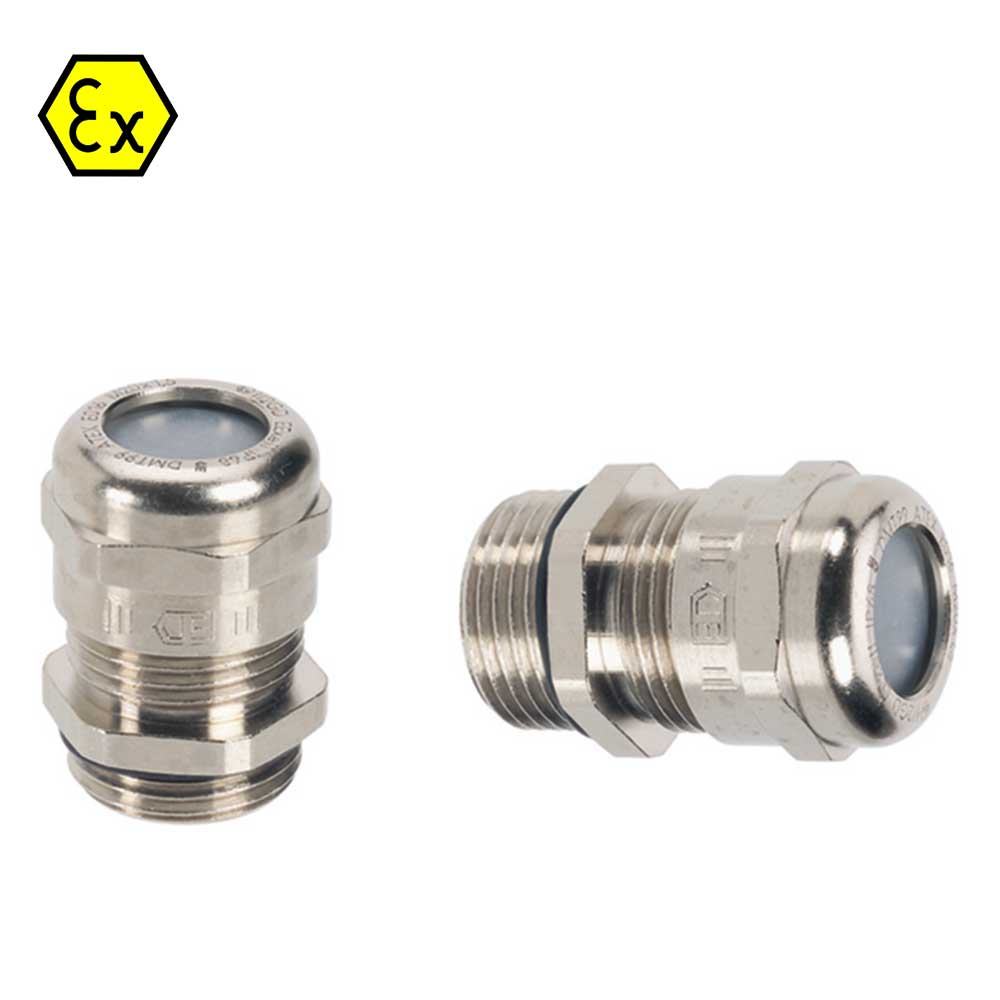 Ex brass Jacob cable glands - Metric - Förskruvningar