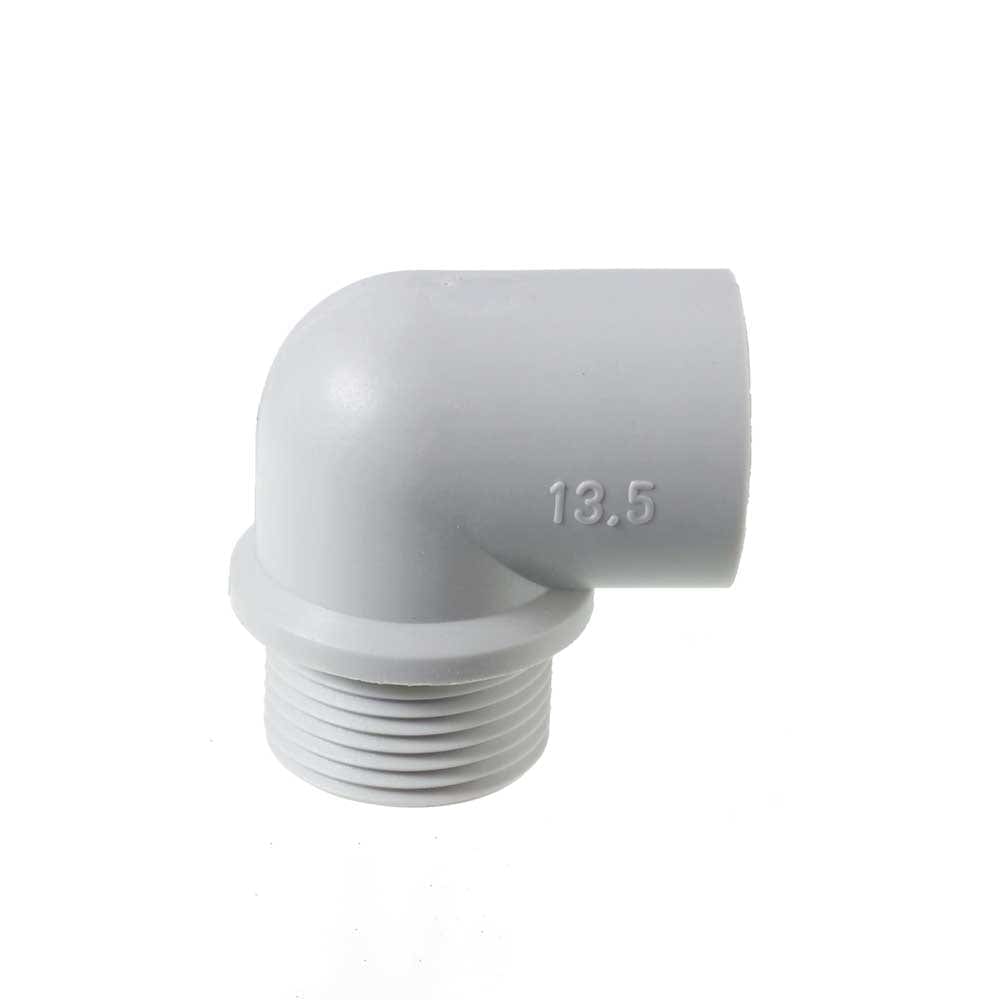 Polyamide PA6 GF25 Jacob cable glands elbow - PG - Förskruvningar