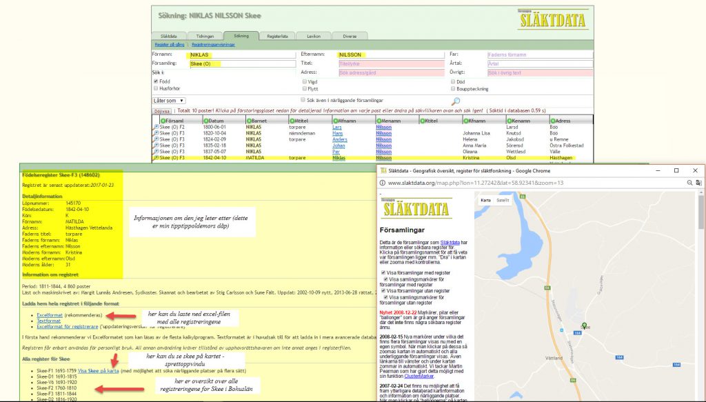 Slekt i Sverige? Noe koster, noe er gratis! – Slekt og Slikt