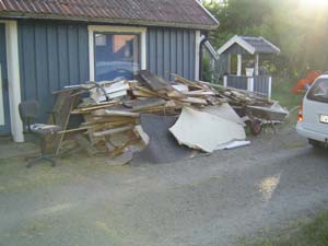 Renovering av golvbjälklaget i krypgrund torpargrund
