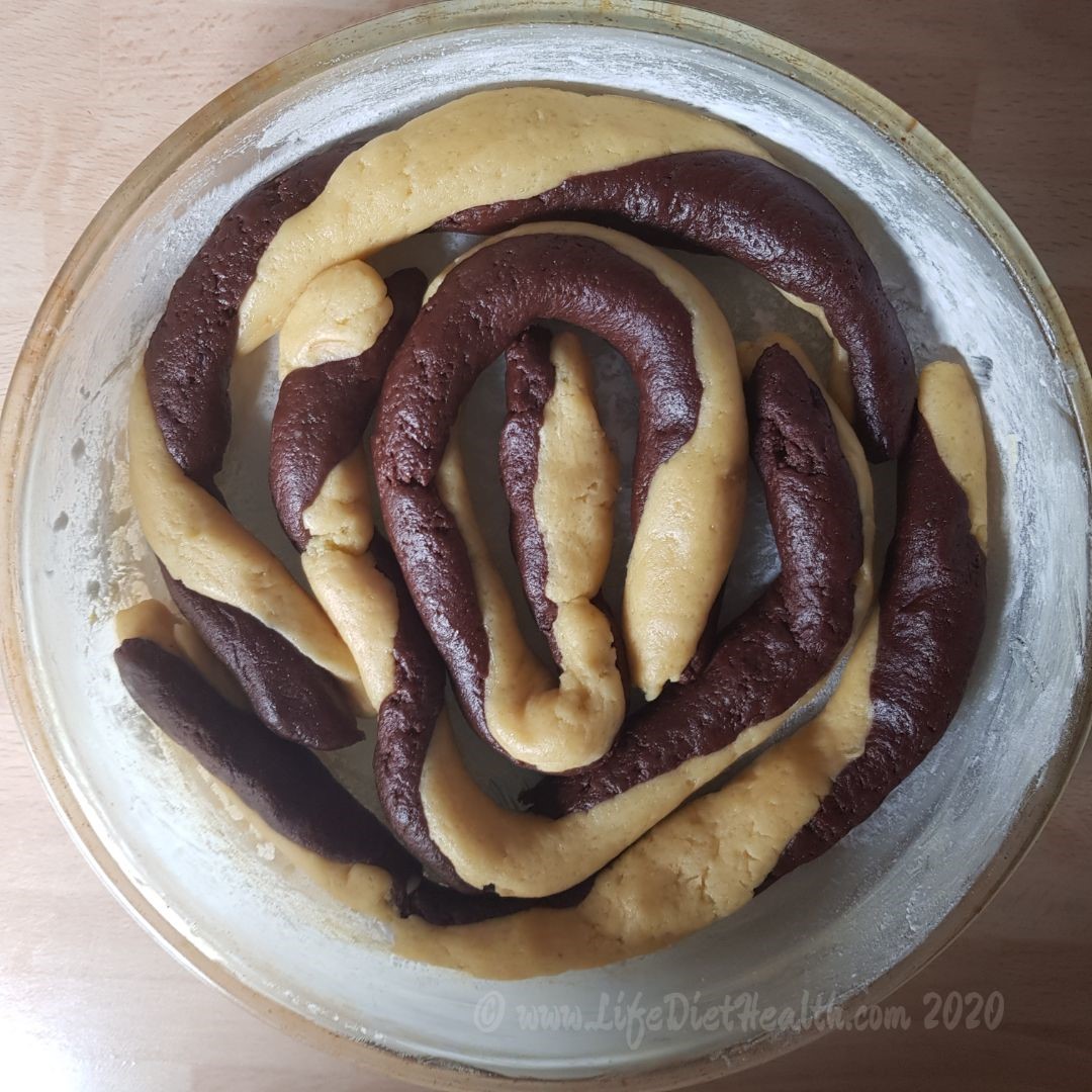 Chocolate & Vanilla Marbled Shortbread ⋆ Life Diet Health