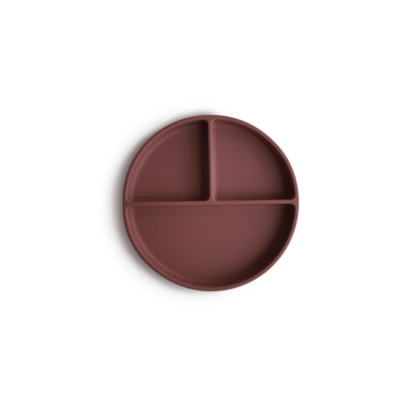 Assiette Compartimentée Woodchuck Mushie