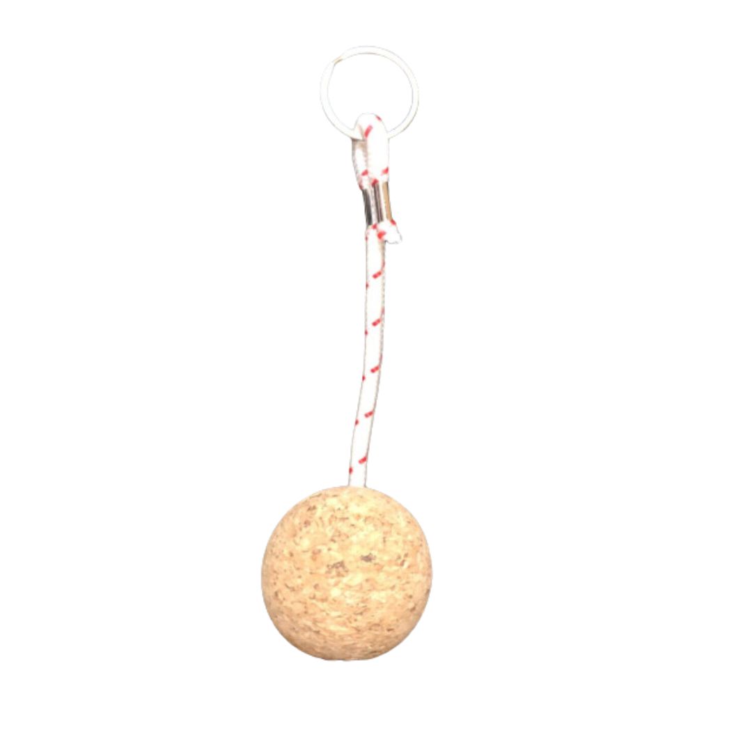 Floating single 50MM Cork Key Ring. - Lincolnshire Marine Services