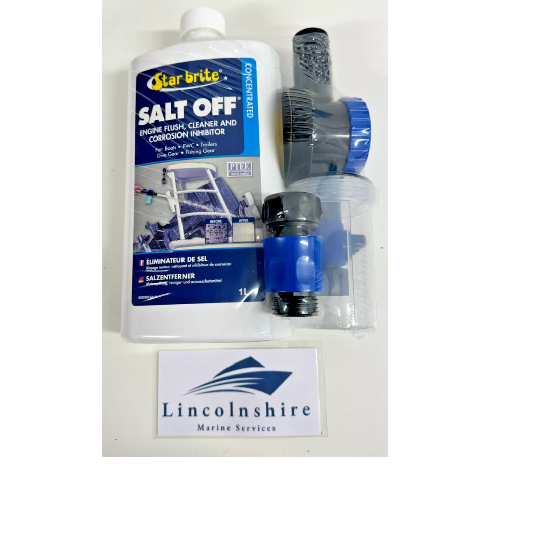 Star brite Salt Off Engine Flush Cleaner Corrosion Inhibitor 1L with ...