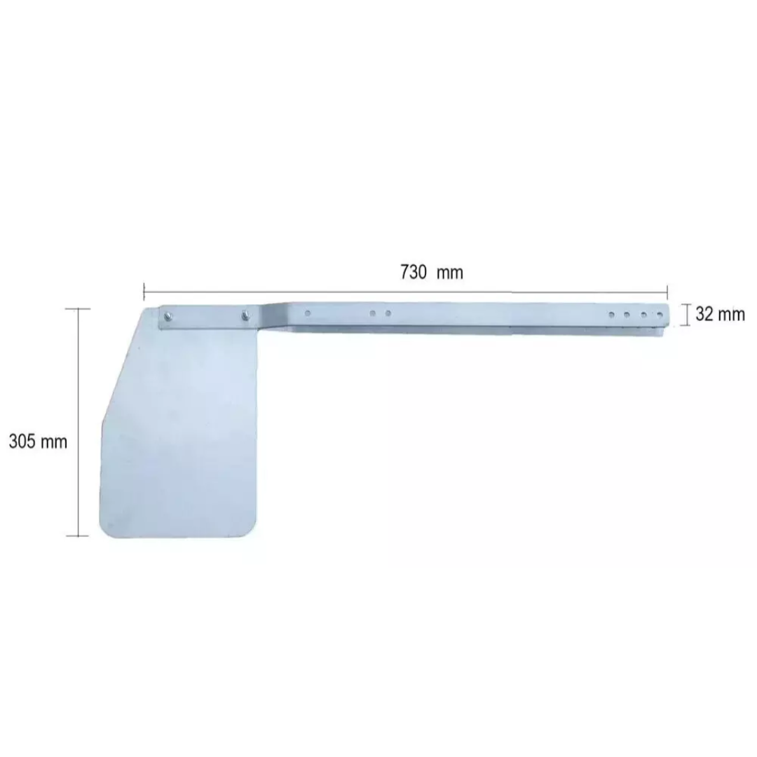 Outboard Rudder Extension Suitable up to 50HP Models Viking Norman ...