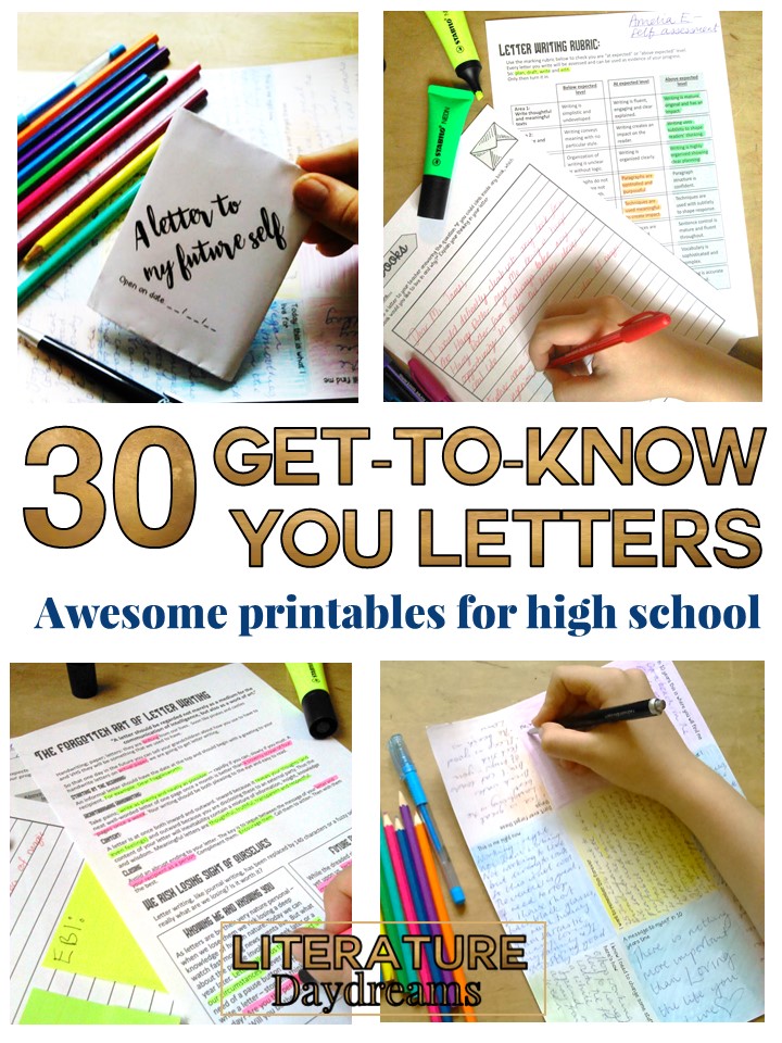 Back To School: Letter Writing Project | Literature Daydreams
