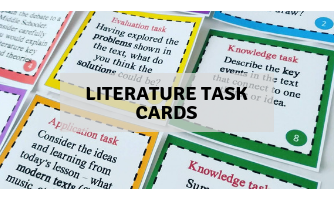Literature Task Cards | Literature Daydreams