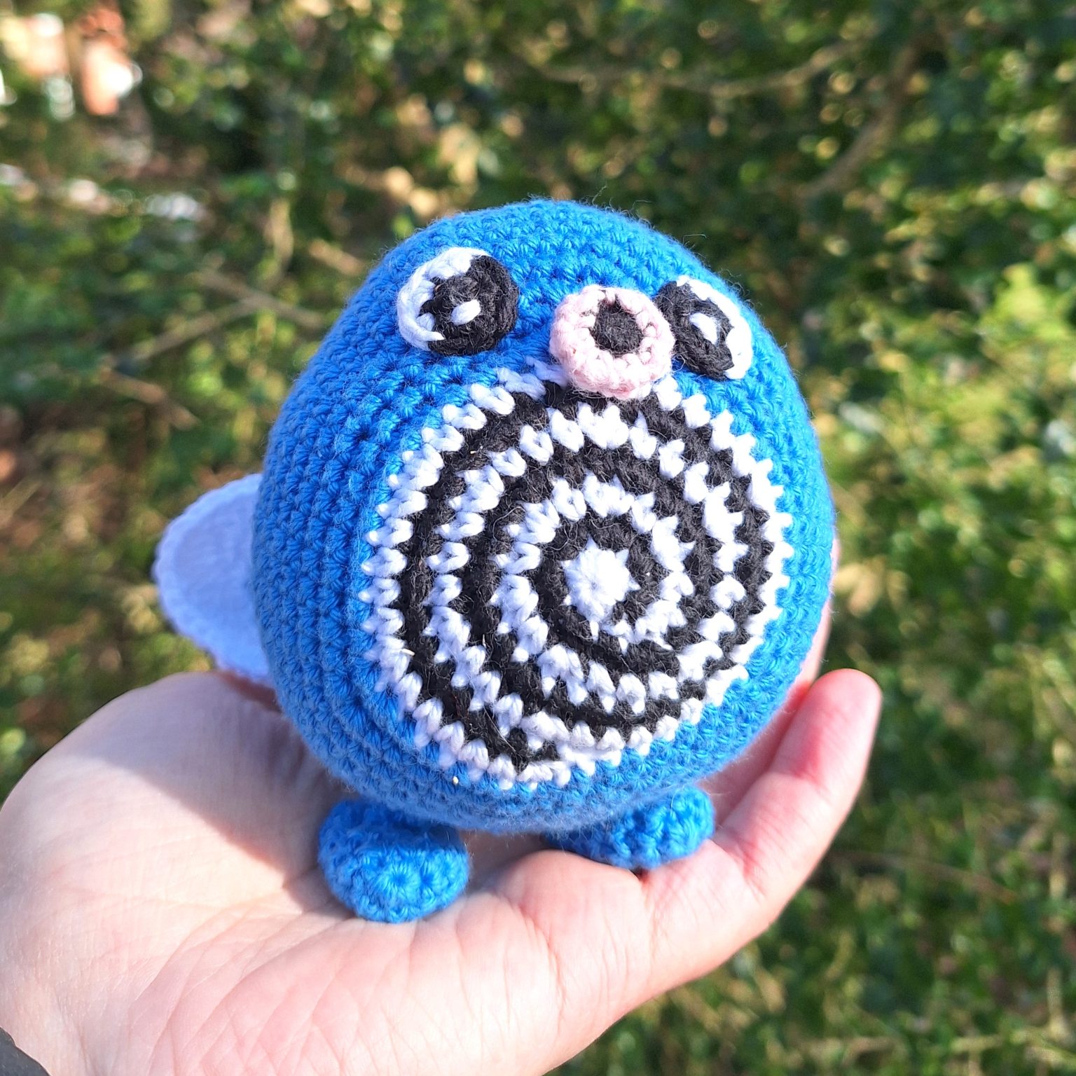 #060Poliwag Crochet Pattern Free - Loops by Kat