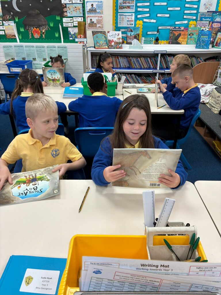 English in Year 3- Stone Age Boy. – Lord Blyton Primary School