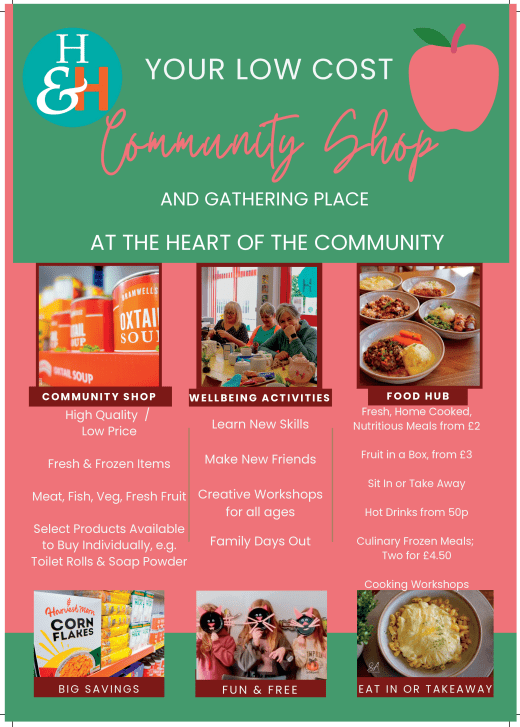 Hospitality and Hope Community Shop – Lord Blyton Primary School