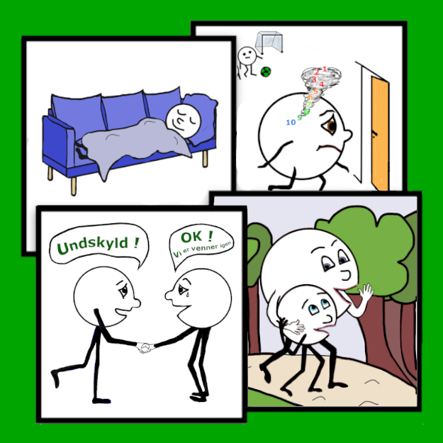 Cliparts om behov og adfærd fra Madam Bachs Forlag