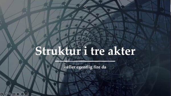 Struktur – Fremdrift i tre akter - Manusdetektiven