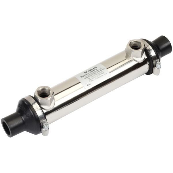 Oliekøler bowman dc90 1/2" olie, vand 22mm - MARINETILBEHØR